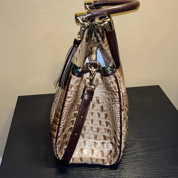 Brahmin | Bags | Brahmin Elisa Riviera Kingfisher Satchel Tote | Poshmark
